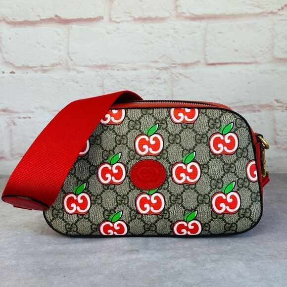 Gucci | Bags | Gucci Gg Apple Supreme Camera Crossbodyrare Bag | Poshmark